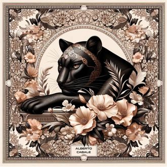 Alberto Cabale Schal Black Panther Zo