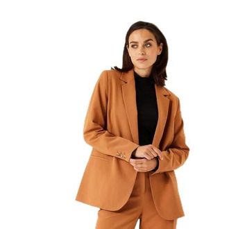 Garcia Colbert + Gilet Blazer d&eacute;contract&eacute;, Couleur : Sable, M Femme