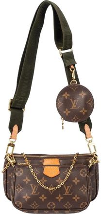 Louis Vuitton Crossbody Bags - Louis Vuitton Canvas Monogram Multi Pochette Cross - Gr. unisize - in Braun - f&uuml;r Damen