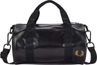 Fred Perry Femme, Sacs, Noir, Taille: ONE Size Tonal Classic Mini Barrel Bag