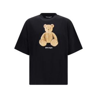Palm Angels Bear Print T-Shirt - Homme - Tops - Noir - Taille: M