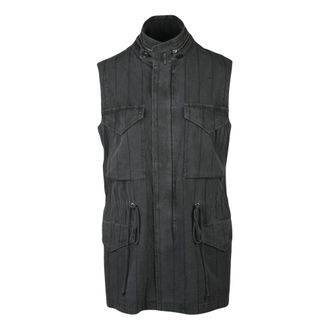 Yohji Yamamoto Gilet - - Jackets - Damen - Grau - S