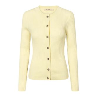 Rue de Femme Weicher Lope Strick-Cardigan in Weichem Gelb - - Knitwear - Damen - Gelb - XS