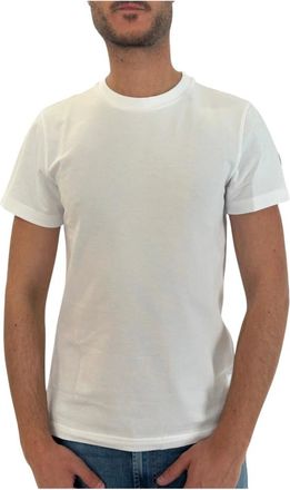 Colmar Homme, Tops, Blanc, Taille: L T-shirt Col ras du cou Slim Fit