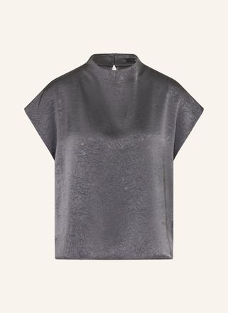 someday Someday Blusenshirt Zirken Aus Satin silber