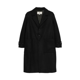 Barena Einreihiger Mantel mit steigendem Revers - - Coats - Damen - Schwarzk - S