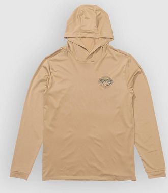 Salty Crew Jimmy Hooded Sunshirt Longsleeve Lycra khaki