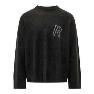 Represent Logo Pullover - - Knitwear - Herren - Schwarzk - S