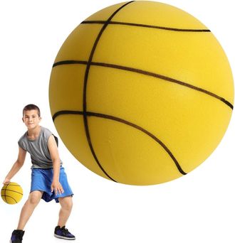 Generic Basketball Leise Toy Safe B&auml;lle Leise Leichte Indoor Basketball Geschenk Sto&szlig;fest f&uuml;r Erwachsene f&uuml;r Turnhallen Stadien Patios Spielzimmer
