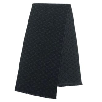 Louis Vuitton Pre-owned Monogram Wool Scarf - Homme - Pre-owned - Noir - Taille: ONE Size