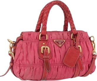 Prada Sac &agrave; bandouli&egrave;re vintage Pre-owned - Femme - Pre-owned - Rose - Taille: ONE Size