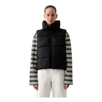 DKNY Puffer-Weste mit Stehkragen - - Jackets - Damen - Schwarzk - XS