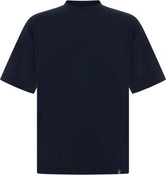 Boggi Milano detail appliqu&eacute; T-shirt - Blau