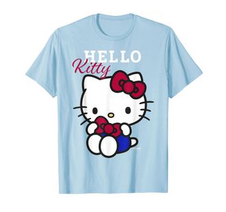 Hello Kitty College School Team, lustiger, s&uuml;&szlig;er Posenklassiker T-Shirt