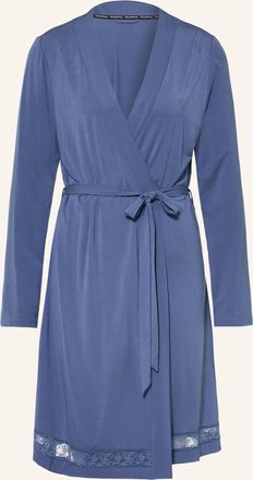 Triumph Damen-Morgenmantel Comfort Allure blau
