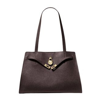 Michael Kors Hamilton Moderne Gro&szlig;e Ledertasche - - Bags - Damen - Braun - ONE SIZE