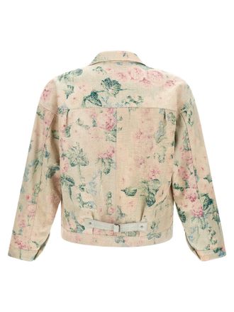 Junya Watanabe Mens Multicolor Rayon Denim Jacket Clothing