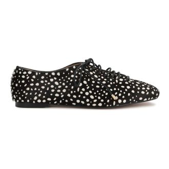 Kazar Femme, Chaussures, Noir, Taille: 38 EU Chaussures sans languette &agrave; lacets avec finition en poils naturels