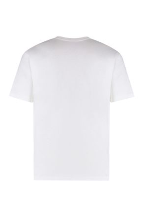 Valentino Garavani Mens Valentino Cotton Crew-Neck T-Shirt Ivory T-Shirts And Polos