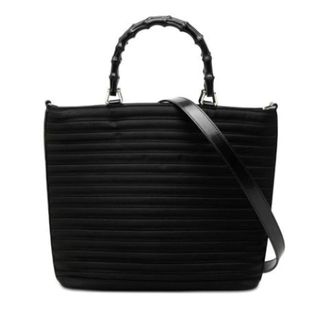 Gucci Pre-owned Vintage Nylon Shoulder Tote - Femme - Pre-owned - Noir - Taille: ONE Size