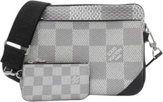 Louis Vuitton Pre-owned Vintage Canvas Pouch - Homme - Pre-owned - Gris - Taille: ONE Size