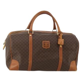 Celine Pre-owned Vintage Boston Bag - Femme - Pre-owned - Brun - Taille: ONE Size
