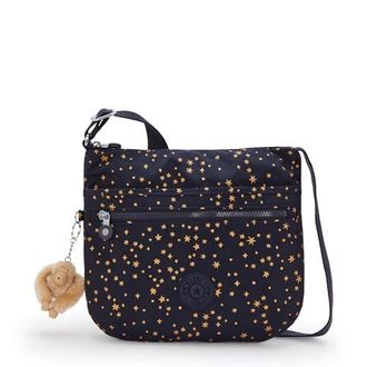 Kipling Arto Sac &agrave; Bandouli&egrave;re de Taille Moyenne, Sparkled Beige (Beige)