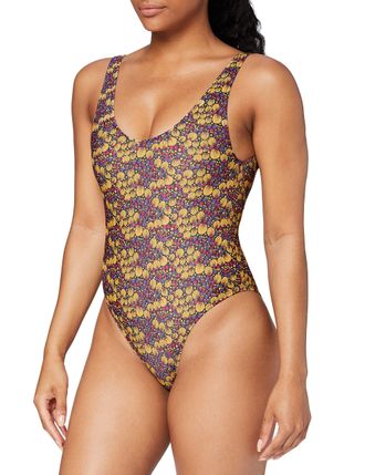 Pistol Panties Damen Rosie Einteiler, Mehrfarbig (Retro Diamond 017), A (Herstellergröße: UK 10)