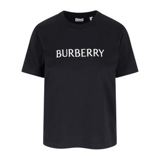 Burberry Femme, Tops, Noir, Taille: 40 FR Burberry T-shirts et Polos Noir
