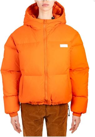 Msgm Msgm, Femme, Vestes, Orange, Taille: 34 FR Plumas Corto