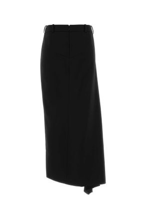 Givenchy Wrap Panel Skirt - Black