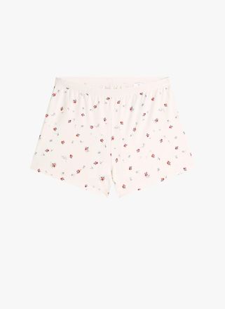 Tommy Hilfiger Short court imprim&eacute; en coton organique m&eacute;lang&eacute;