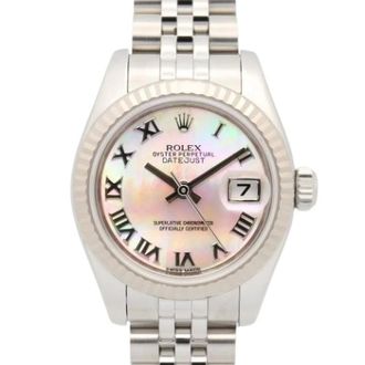 Rolex Pre-owned Lady-Datejust 26 Montre-bracelet - Femme - Pre-owned - Blanc - Taille: ONE Size