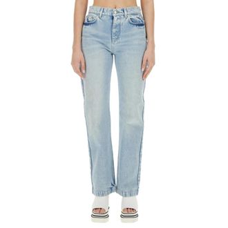 Stella McCartney Straight Leg Jeans - - Jeans - Damen - Blau - W27