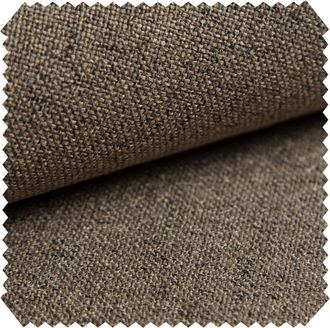 Novely AUEN Premium Möbelstoff - Robuster Webstoff - Fein Gewebter Polsterstoff - Pflegeleichte Meterware 1lfm | Farbe: 03 Dunkelbeige