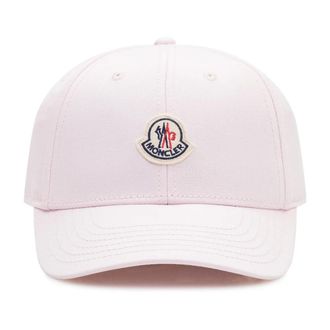 Moncler Gabardine Baseball Cap - - Accessories - Damen - Rosa - ONE SIZE