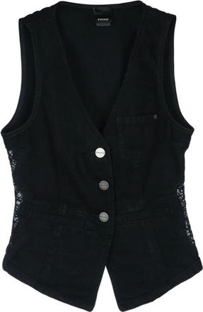 Pinko Pinko, Femme, Vestes, Noir, Taille: 40 FR Gardener Gilet