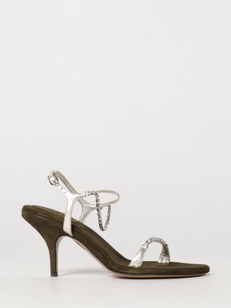 Chlo&eacute; Sandales en cuir dagneau orn&eacute;es de cristaux avec talon aiguille