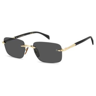 Eyewear by David Beckham Gold Schwarz/Graue Sonnenbrille - - Accessories - Herren - Gelb - 57 MM