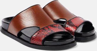 Dries Van Noten Sandalen aus Leder