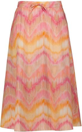 Katestorm Damen Midirock aus Baumwollpopeline