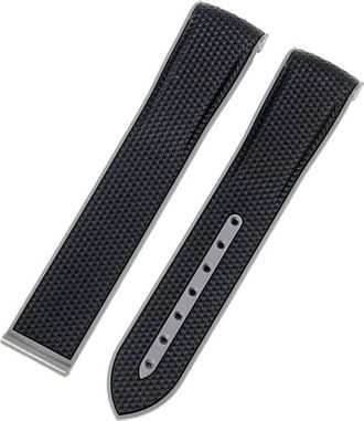 Generic HYHJYMG Für Swatch Planet Joint Name Series 20 mm farblich passendes Silikon-Uhrenarmband, Arc-Schnittstelle, wasserdicht, Ersatz-Uhrenarmbänder