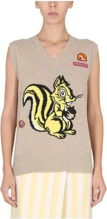 Cormio Femme, Pulls, Beige, Taille: 38 FR V-neck Tricots