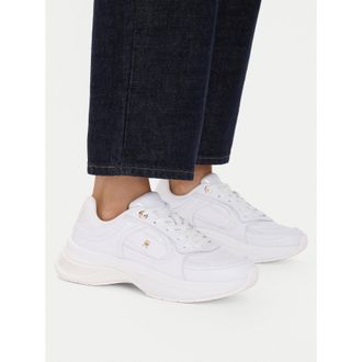 Tommy Hilfiger Sneakers Tommy Hilfiger Th Chic Runner Sneaker FW0FW09414 Wei&szlig;