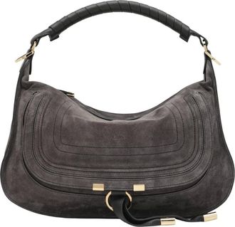 Chlo&eacute; Femme, Sacs, Brun, Taille: ONE Size Small Marcie Shoulder Bag