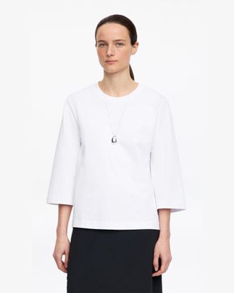 Arket EIRA Schweres T-Shirt -Wei&szlig;