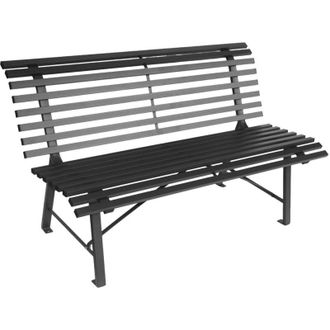 Sweeek Gartenbank aus Stahl 2-Sitzer
