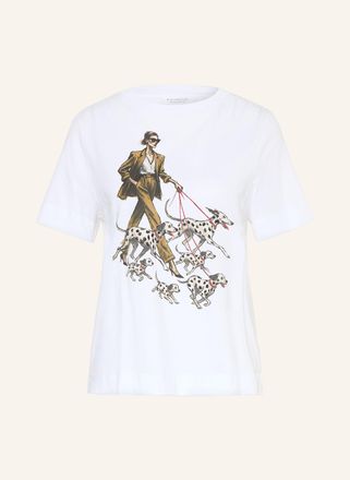 Rich & Royal T-Shirt Mit Schmucksteinen weiss