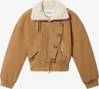 Isabel Marant Veste Oana - Femme - Camel - Taille 34 - Marant &Eacute;toile