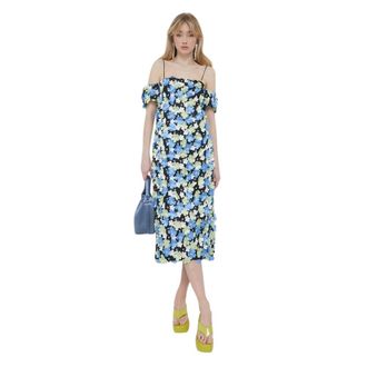 Stine Goya Ausgestelltes Midikleid - - Dresses - Damen - Mehrfarbig - XS